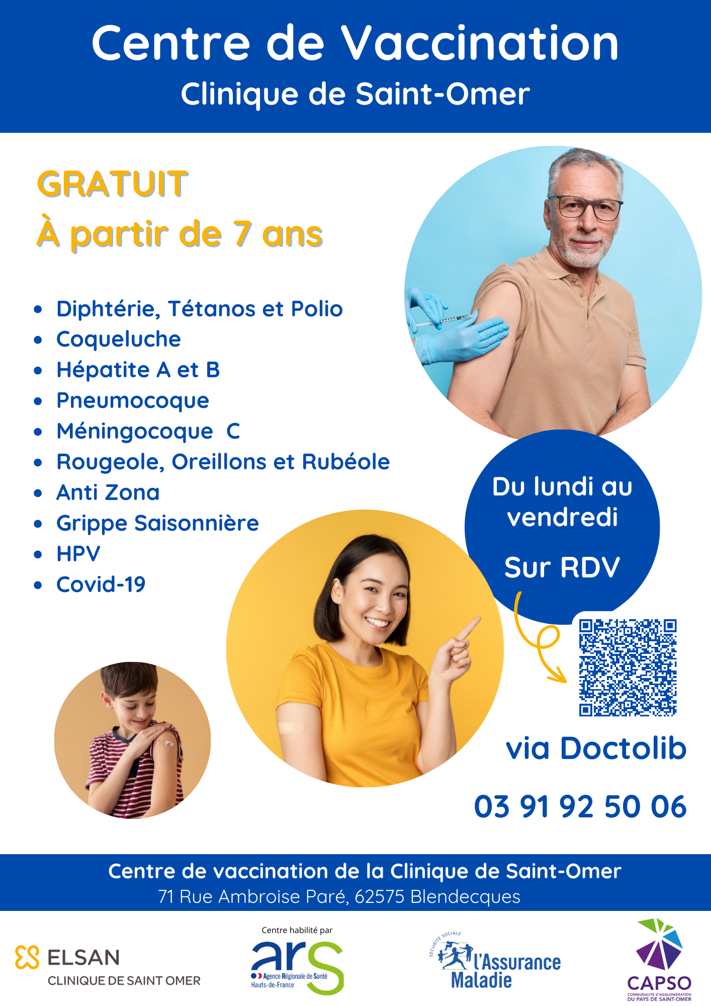 La Clinique de Saint Omer a ouvert son centre de vaccination | Elsan